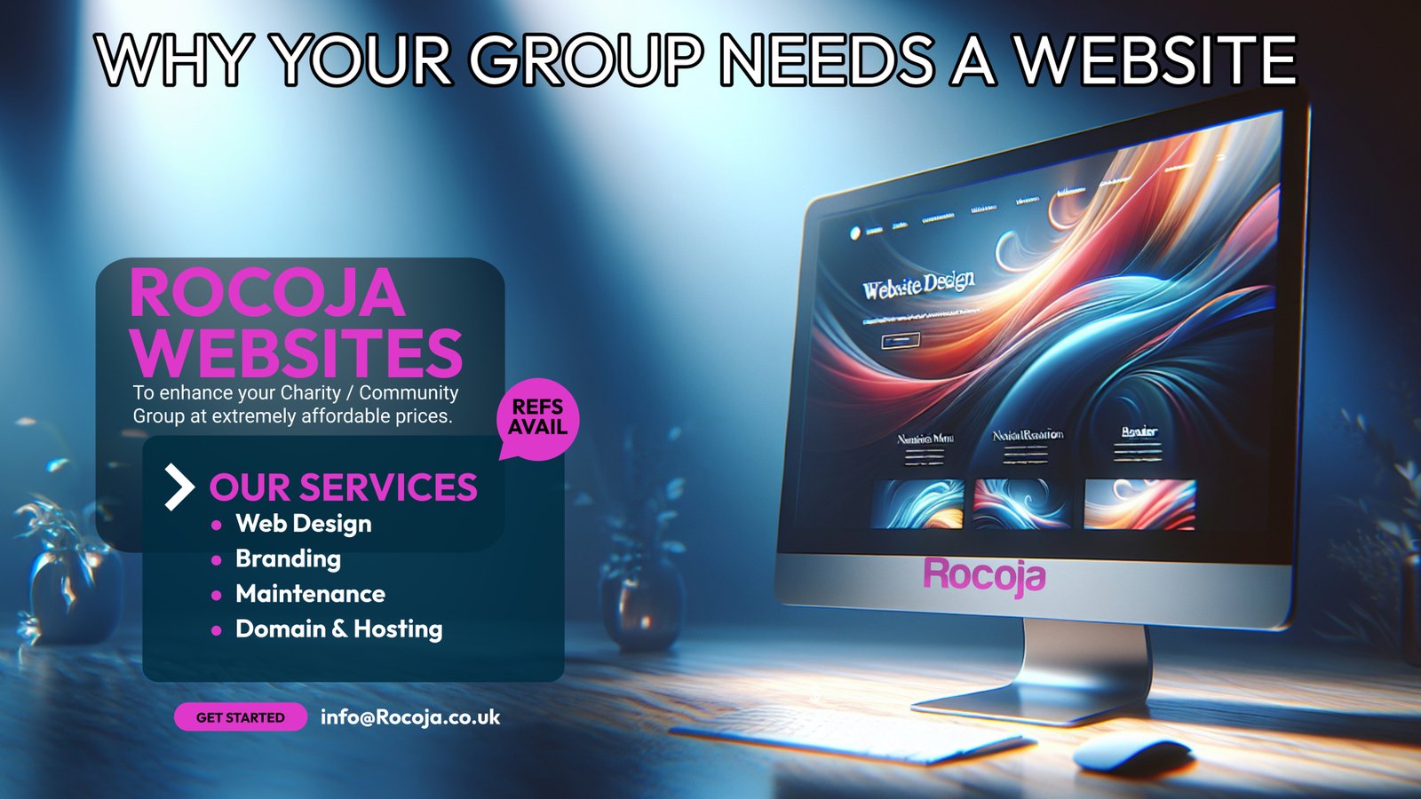 Why Small Charities & Community Groups need a Website - Rocoja